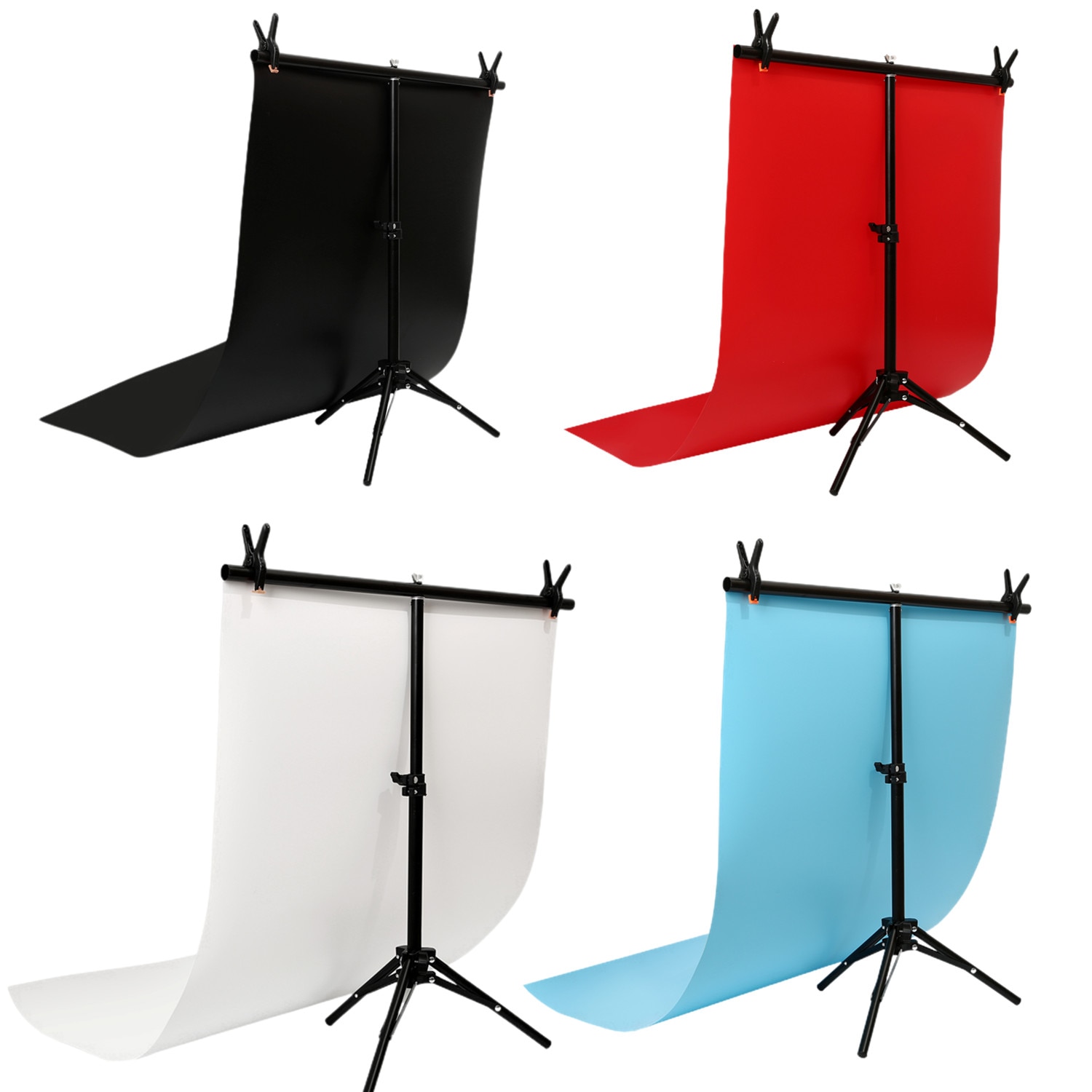 Photography PVC Backdrop Background Support Stand System Metal ...